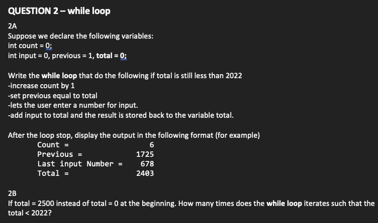 Solved QUESTION 1 - for loop WE DO NOT TALK ABOUT ARRAY IN | Chegg.com