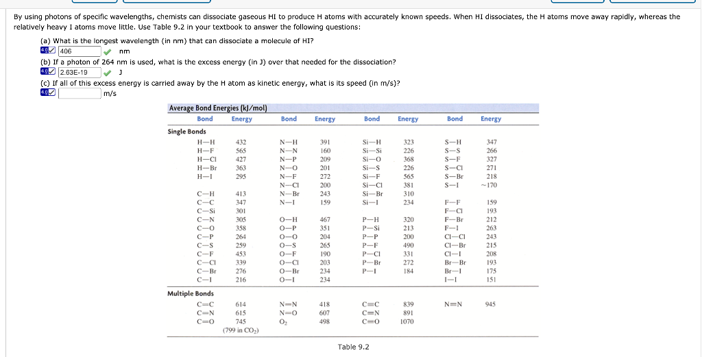 Solved 565 By using photons of specific wavelengths, | Chegg.com