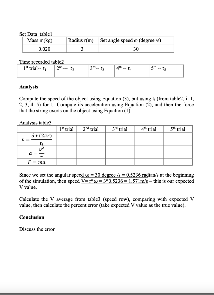Solved Uniform Circular Motion Introduction Uniform circular | Chegg.com