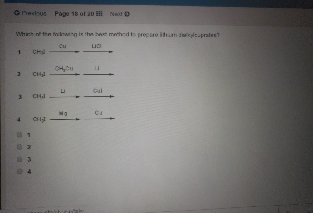 Solved which of the following is the best method to prepare | Chegg.com