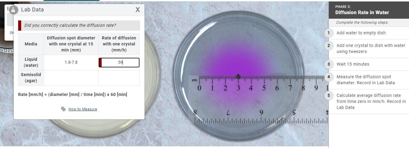 Solved DIFFUSION • EFFECT OF DENSITY OF MEDIA ON THE RATE | Chegg.com Solved DIFFUSION • EFFECT OF DENSITY OF MEDIA ON THE RATE | Chegg.com