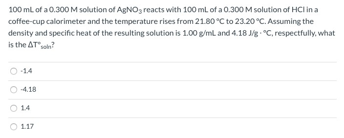 Solved 100 mL of a 0.300 M solution of AgNO3 reacts with 100 | Chegg.com