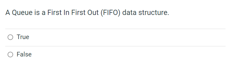Solved A Queue Is A First In First Out Fifo Data 9029