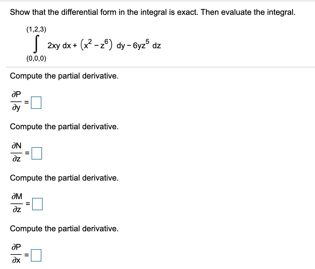 Solved Compute the partial derivative. ON дх Compute the | Chegg.com