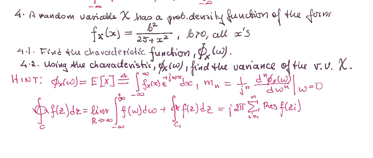 Solved 4. A vandom vaviable X has a prob.density function of | Chegg.com
