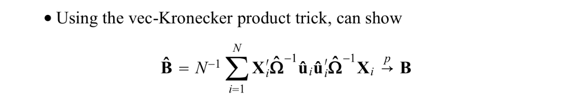 Solved using Ω^. Is β~ more asymptotically efficient than β^ | Chegg.com