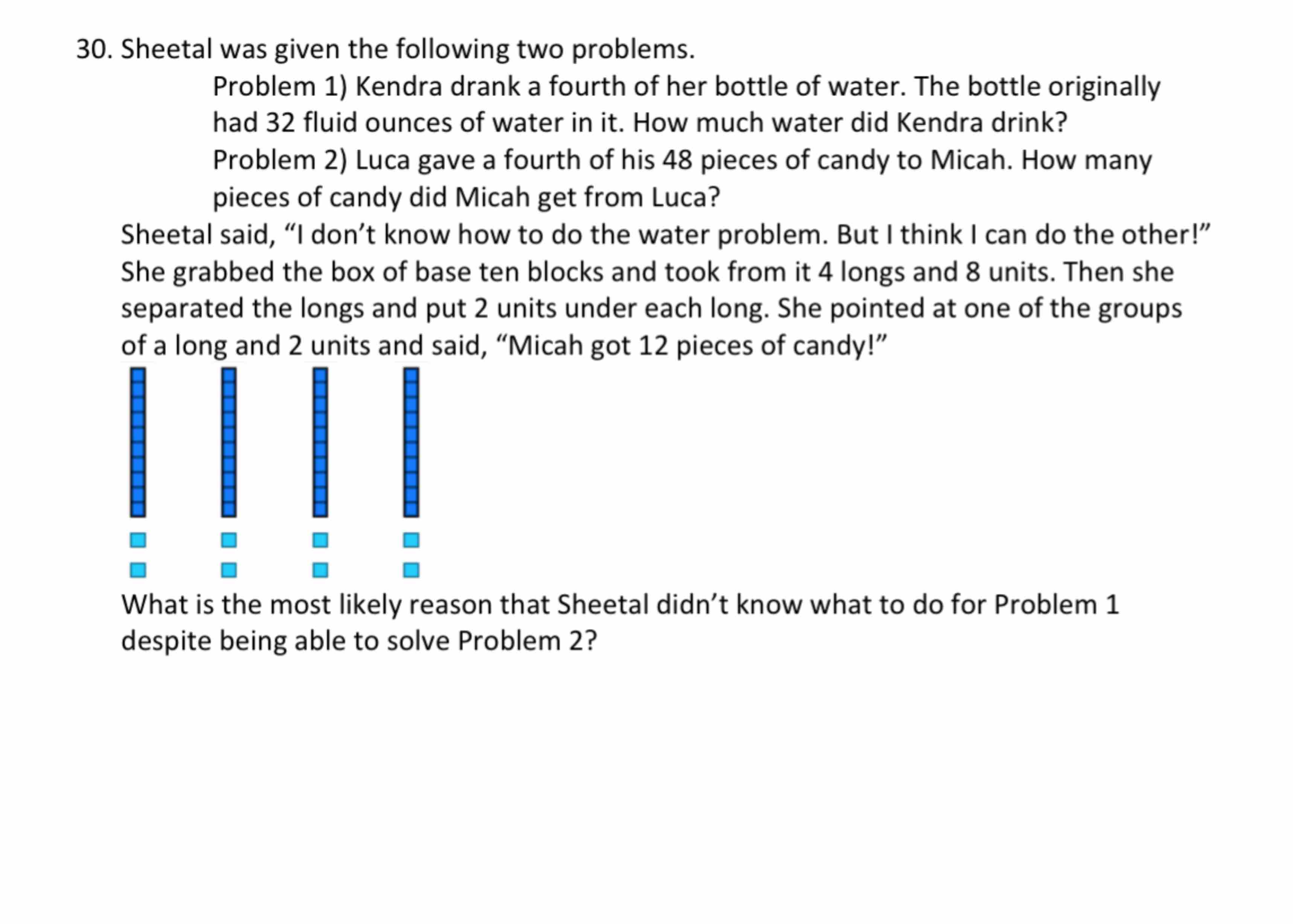 Solved Sheetal was given the following two problems.Problem | Chegg.com