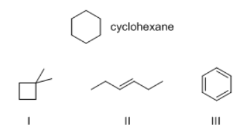 Solved The molecule shown below is cyclohexane. Which of the | Chegg.com
