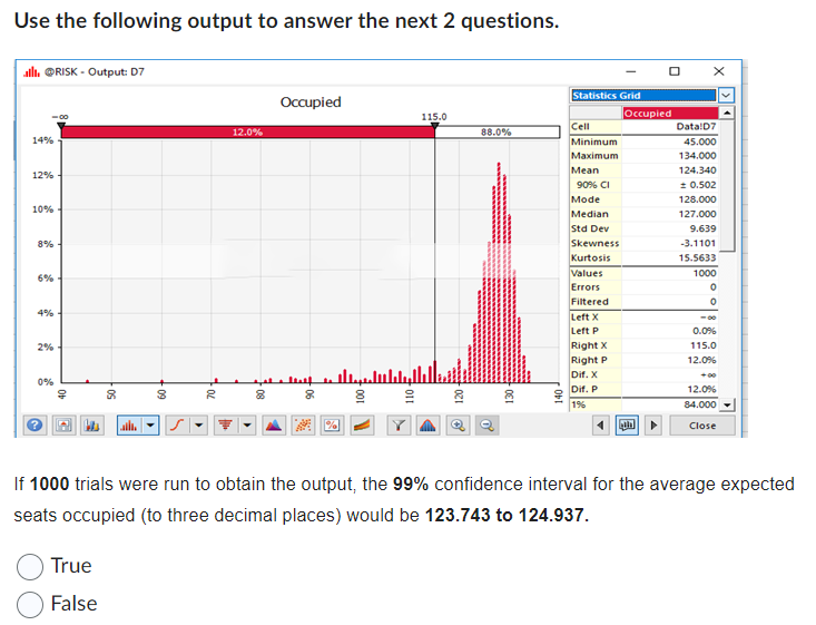 Solved Use the following output to answer the next 2 | Chegg.com