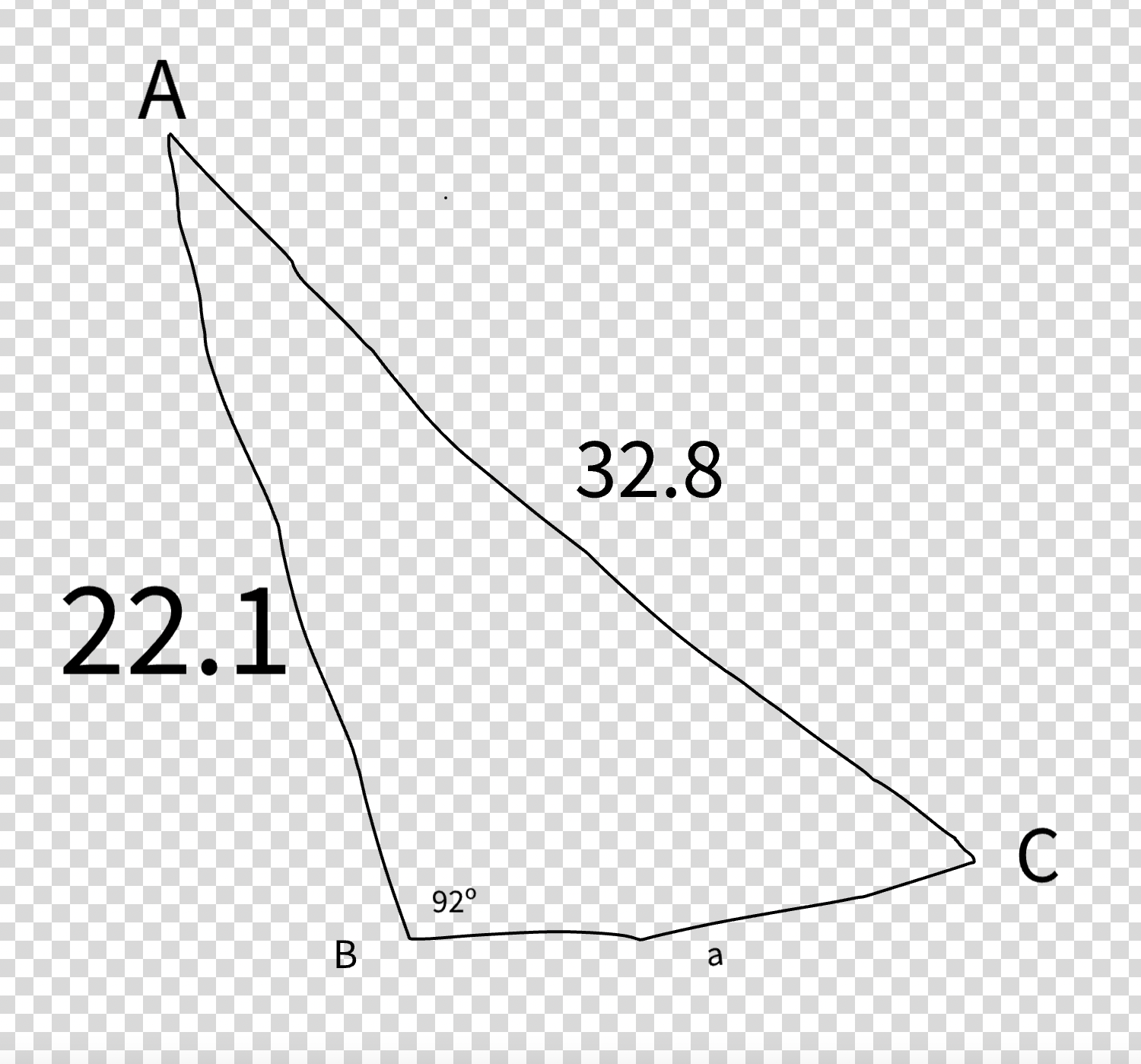 Solved Solve the triangle. Round each answer to the nearest | Chegg.com