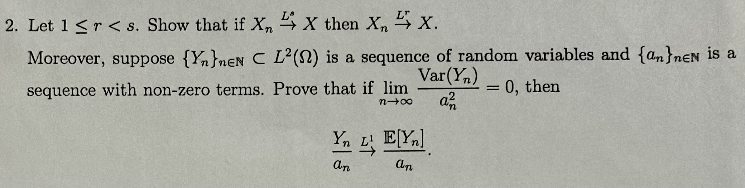 Solved 2. Let 1≤r | Chegg.com Solved 2. Let 1≤r | Chegg.com