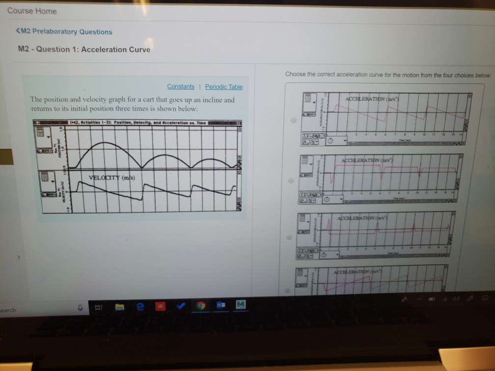 Solved Course Home KM2 Prelaboratory Questions M2 Question | Chegg.com