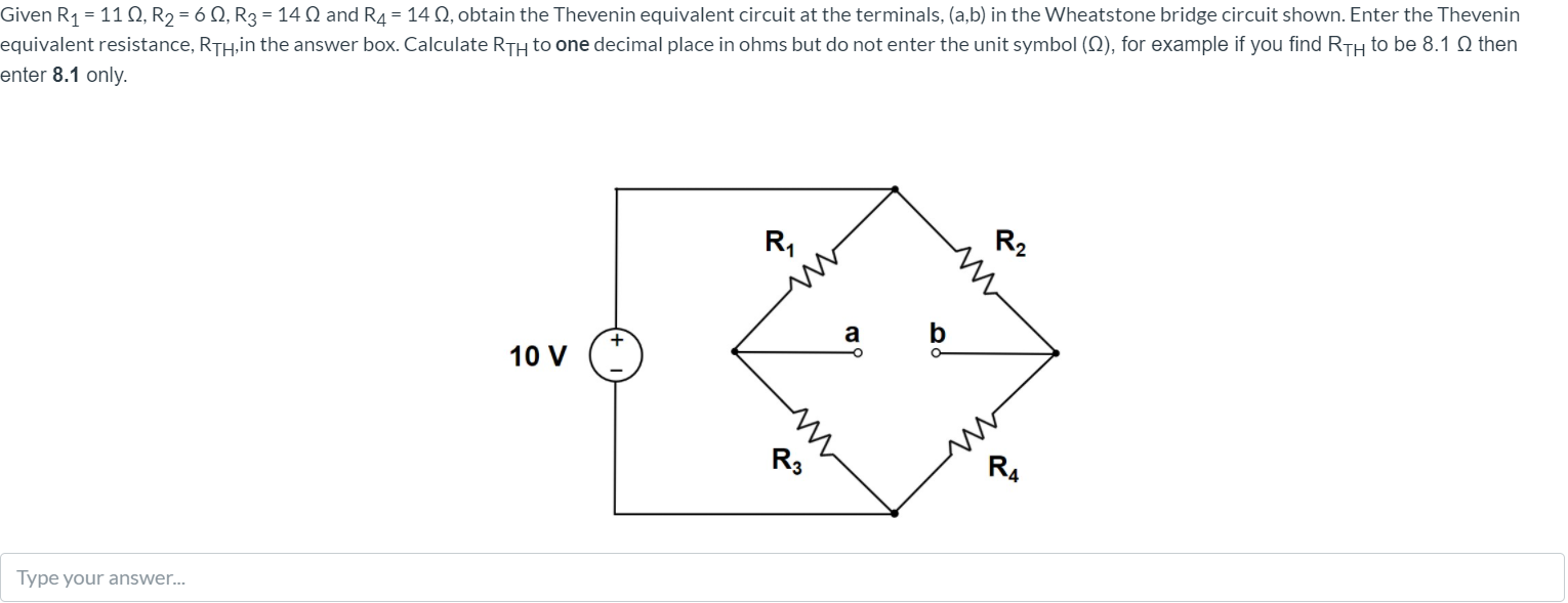 Solved Given R1 = 11 1, R2 = 6 1, R3 = 14 and R4 = 14 12, | Chegg.com
