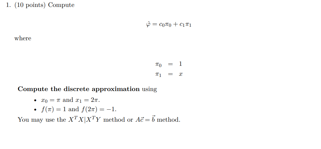 Solved (10 ﻿points) | Chegg.com