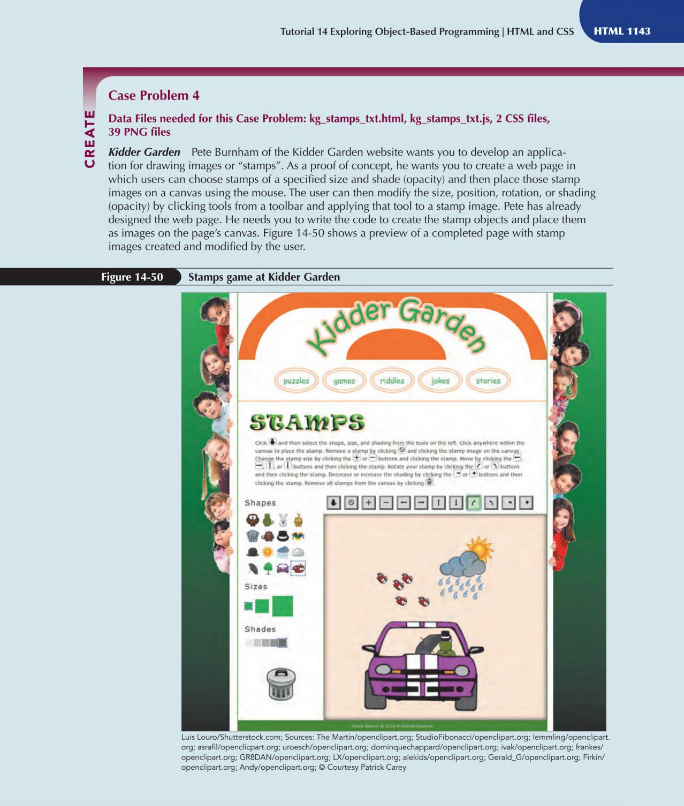 Tutorial 14 Exploring Object-Based Programming | HTML | Chegg.com