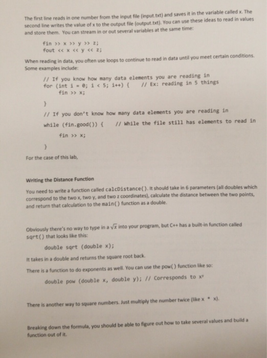 Solved Reading And Writing Files Skills Required Read And
