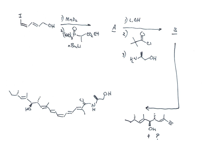 Please identify the missing structures A and B, as | Chegg.com
