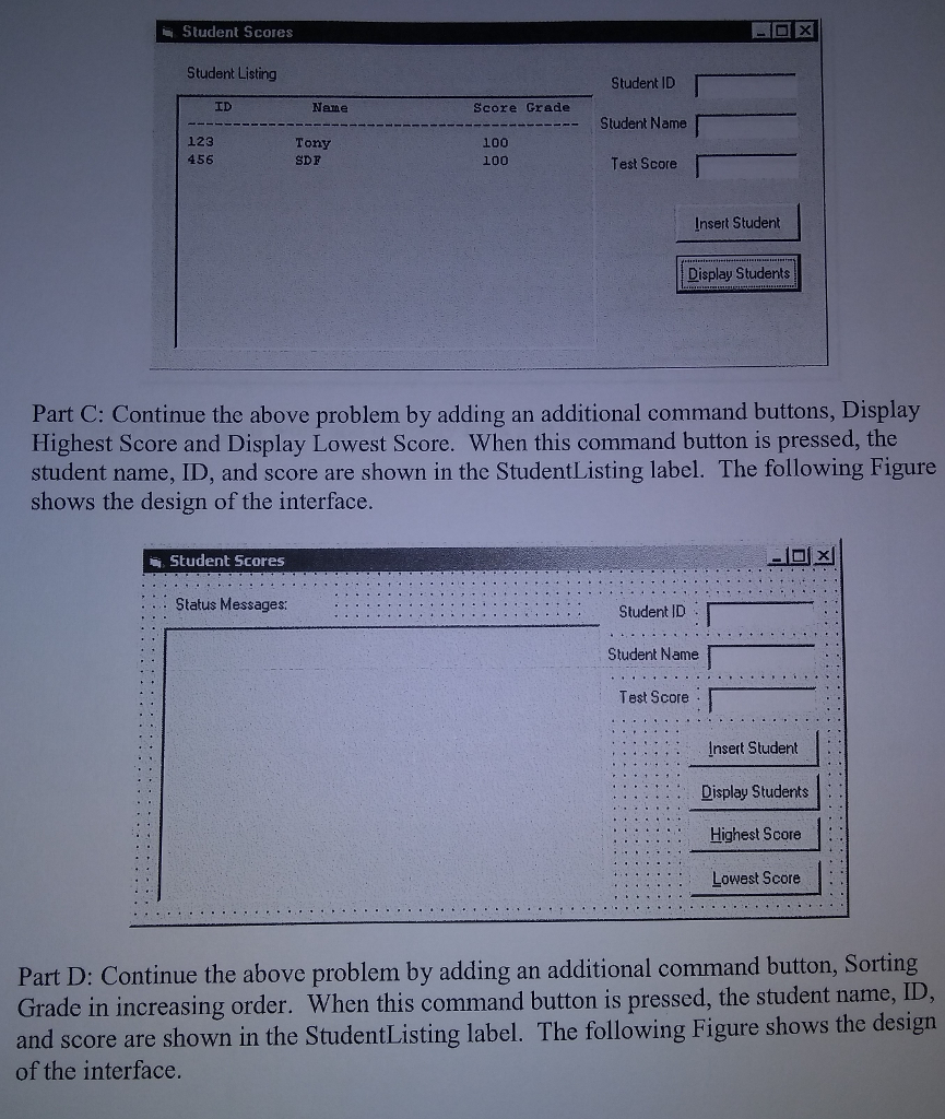 Solved My Code so far: Public Class Form1 Private xid(), | Chegg.com