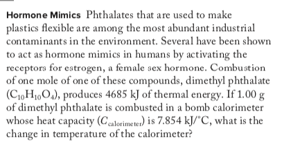 Solved Hormone Mimics Phthalates that are used to make | Chegg.com