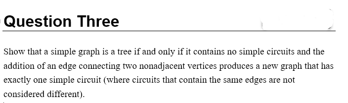 Solved [Discrete Mathematics for Computer Science] Show | Chegg.com