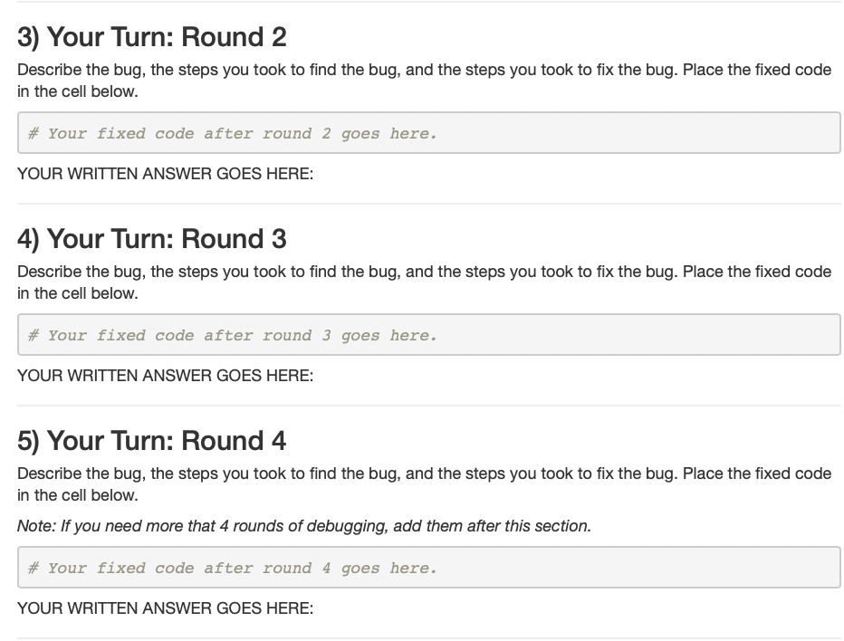 Solved Debugging The purpose of this lab is to practice | Chegg.com