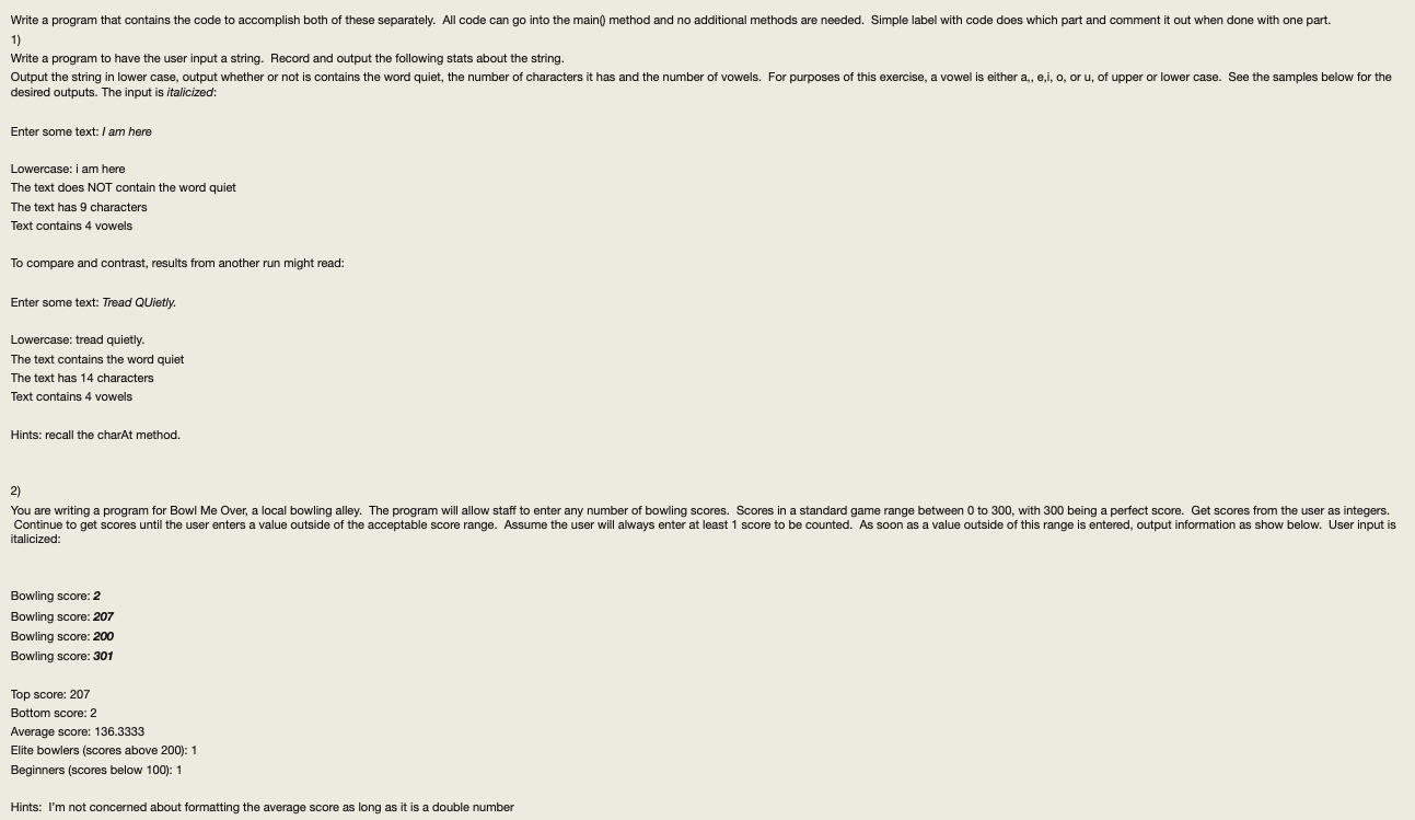 Solved In Java Programming using Eclipse, Netbeans, VS Code. | Chegg.com
