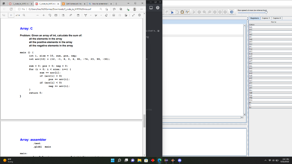 Given the code on the below, create a code using | Chegg.com