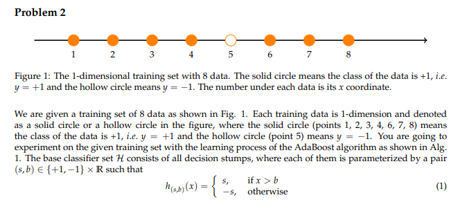 Solved Problem 2 1 2 3 4 5 6 7 8 Figure 1: The 1-dimensional | Chegg.com