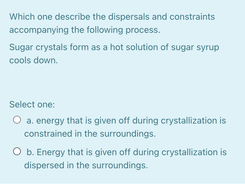 Solved What is the stable Chromium ions form? Select one: a. | Chegg.com
