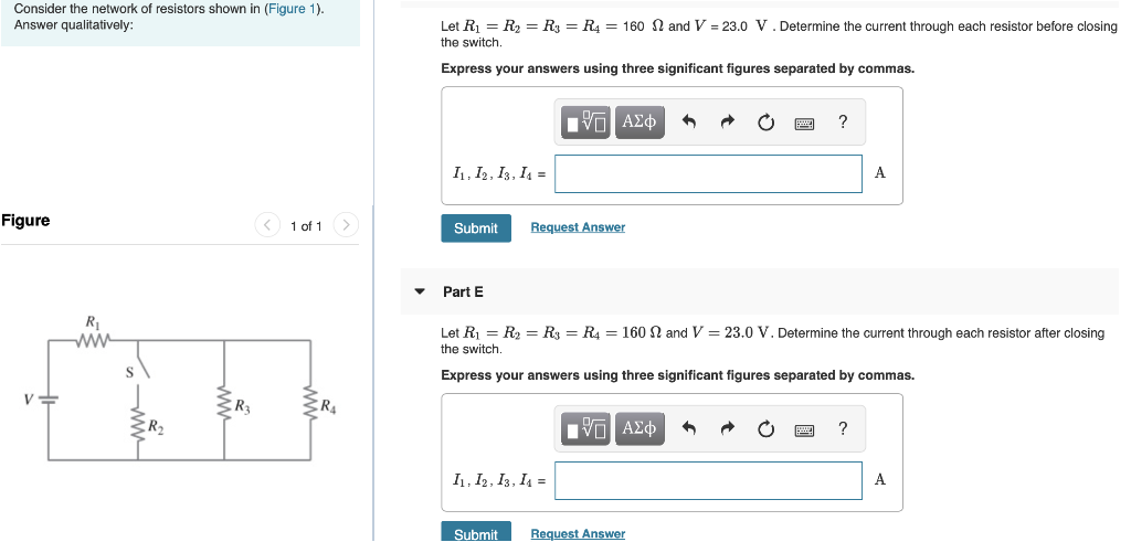 Solved Consider the network of resistors shown in (Figure | Chegg.com