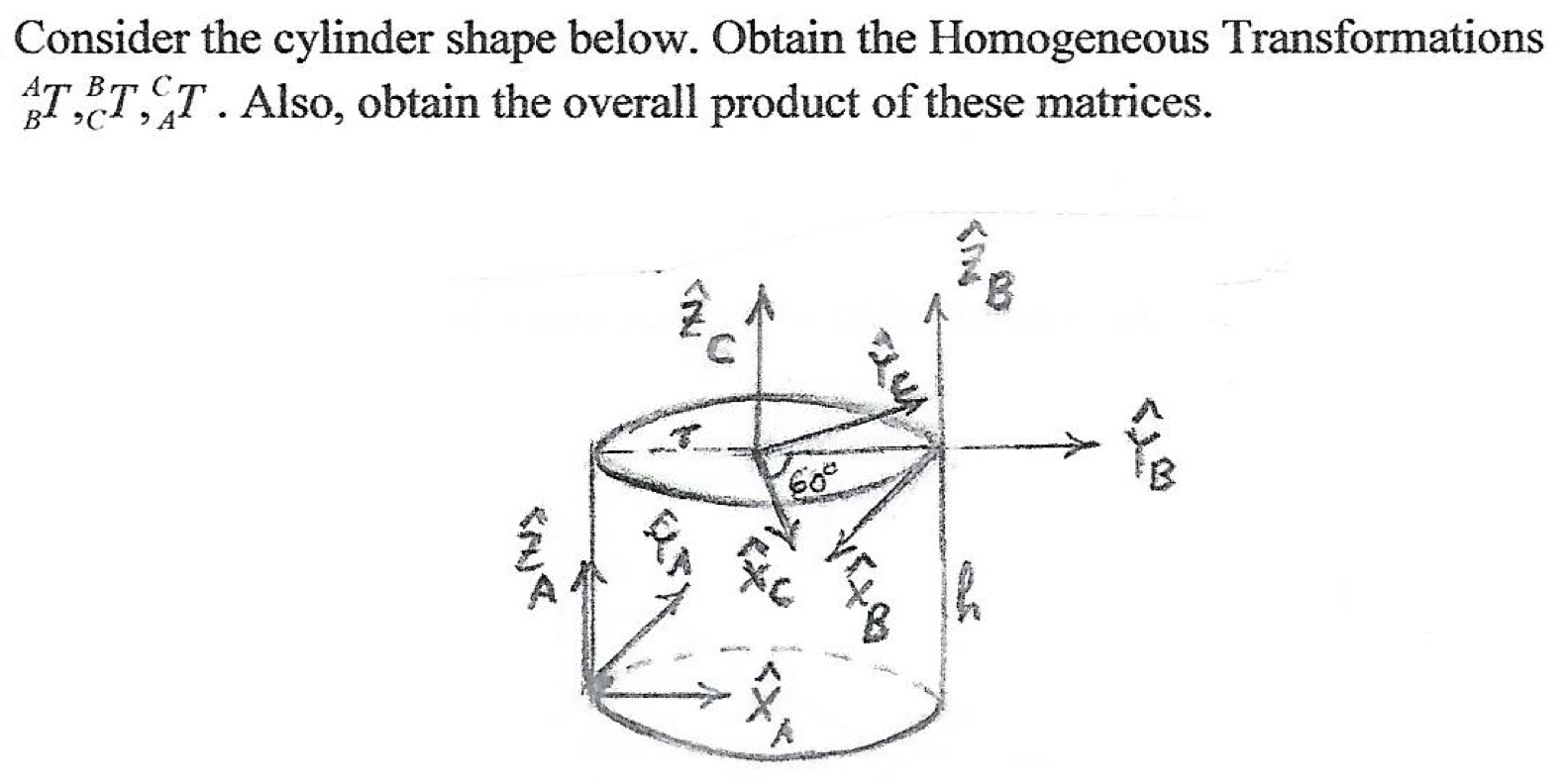 Solved Consider the cylinder shape below. Obtain the | Chegg.com