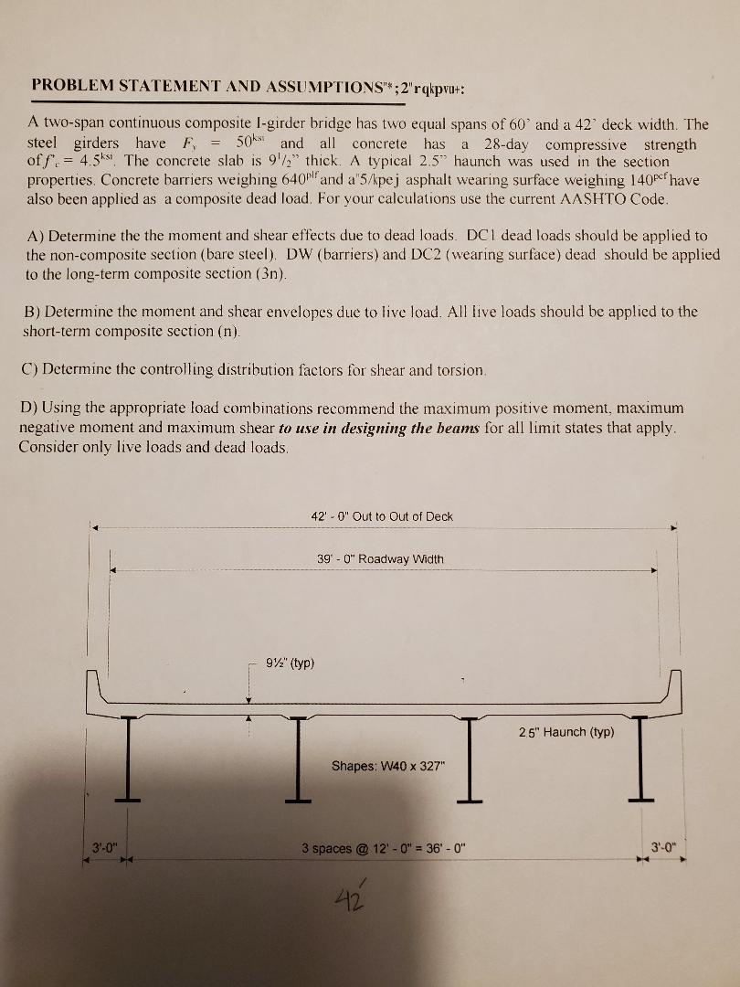 PROBLEM STATEMENT AND ASSUMPTIONS"* ;2'rqkpvut: A | Chegg.com