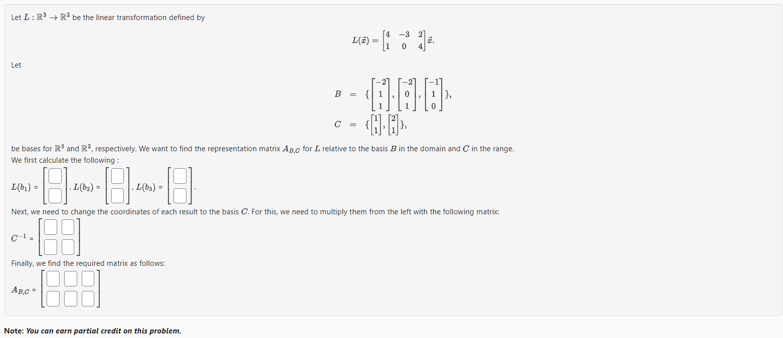 Solved Let L:R3→R2 be the linear transformation defined by | Chegg.com