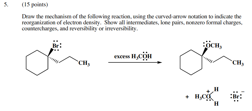 [Solved]: Draw the mechanism of the following reaction, us