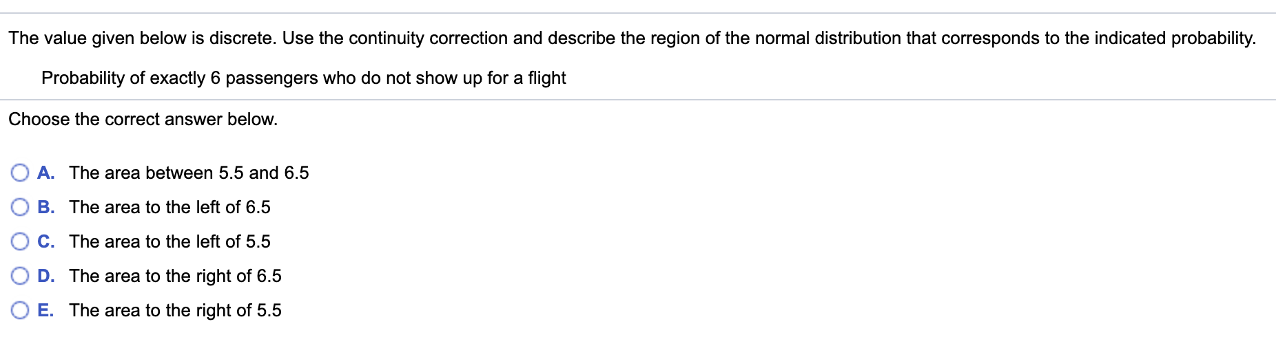 Solved The value given below is discrete. Use the continuity | Chegg.com