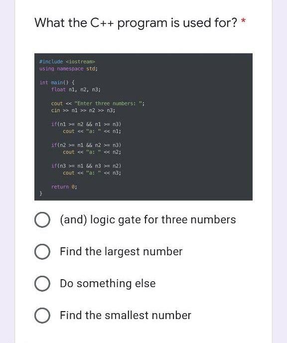 Solved What the C++ program is used for? * #include > ai >> | Chegg.com