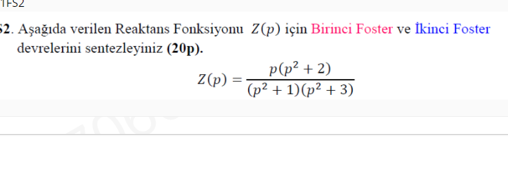 Solved Synthesize the First Foster and Second Foster | Chegg.com