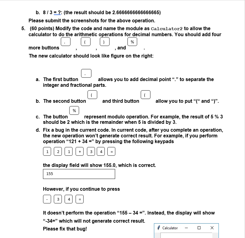 6 Calculator - 0 X 3. Module Calculator The attached | Chegg.com