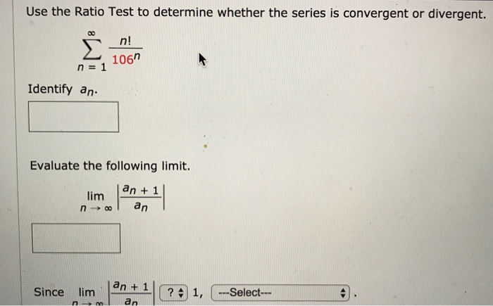 Solved Use the Ratio Test to determine whether the series is | Chegg.com