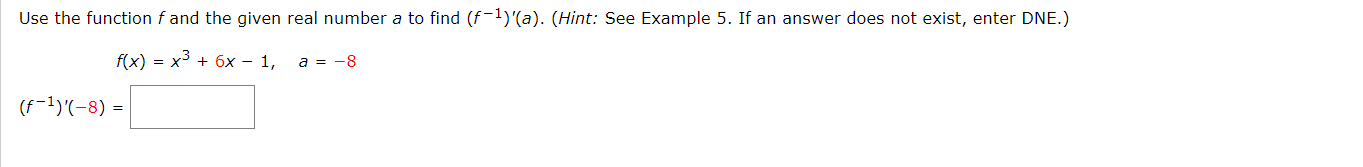 Solved Use the function f and the given real number a to | Chegg.com