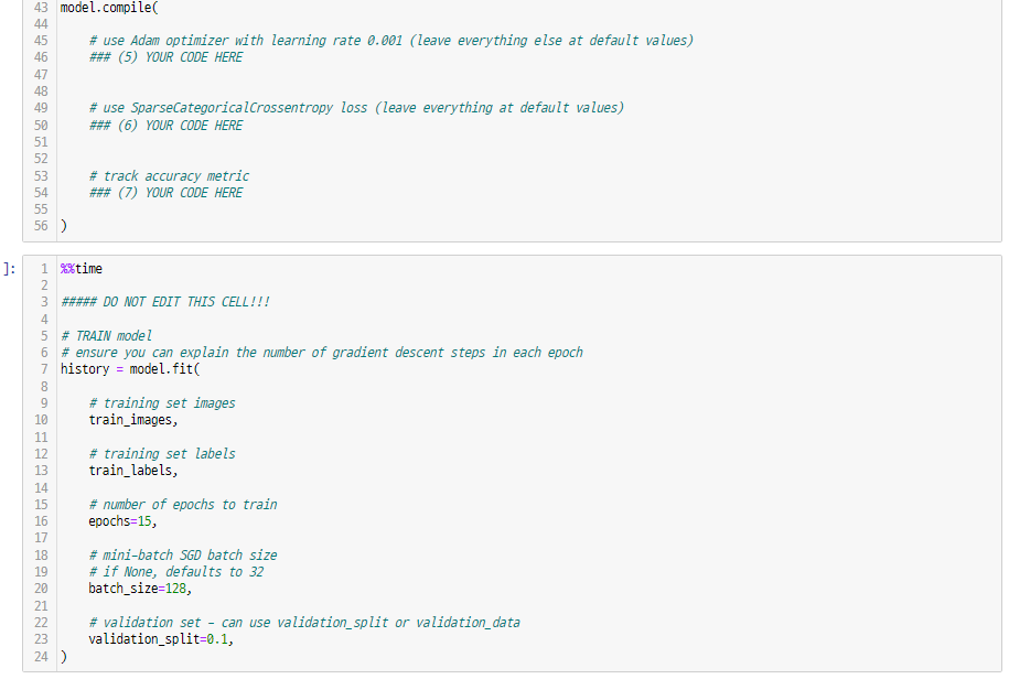 Solved In []:1 \# Ipip install tensorflow In[]: | Chegg.com
