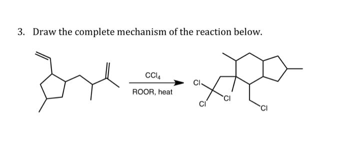 Solved 1. Draw the complete step-by-step mechanism for the | Chegg.com