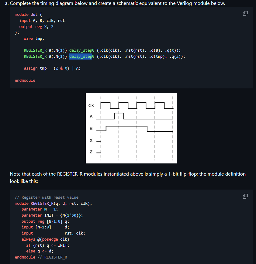 Solved Note that each of the REGISTER_R modules instantiated | Chegg.com