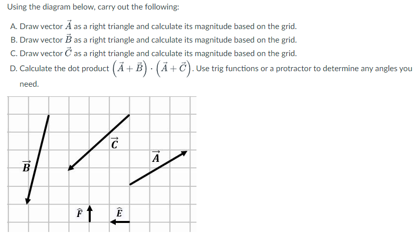 Solved Using the diagram below, carry out the following: A. | Chegg.com