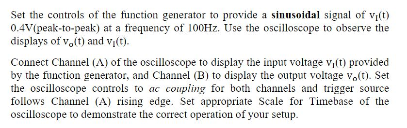 use the Step 1: Connect the circuit circuit as shown | Chegg.com