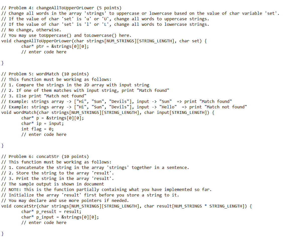 Solved Programming Assignment 1 You Are Given A C File