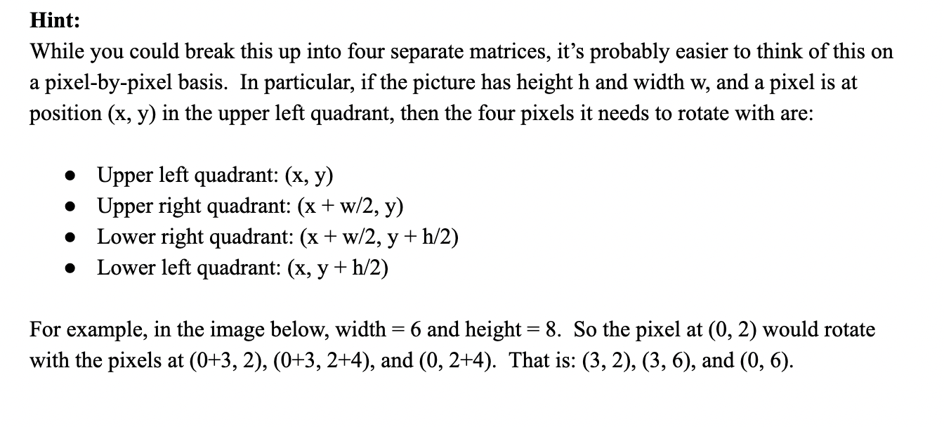 Solved Problem B. (7 points) High Contrast Next, you will be | Chegg.com