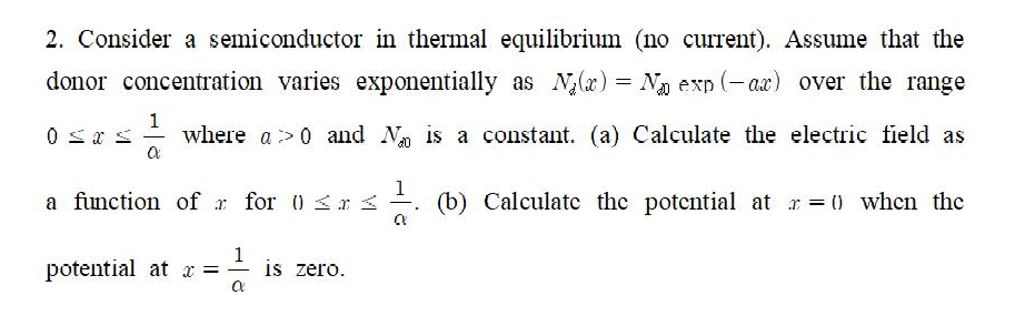 Solved 2. Consider a semiconductor in thermal equilibrium | Chegg.com