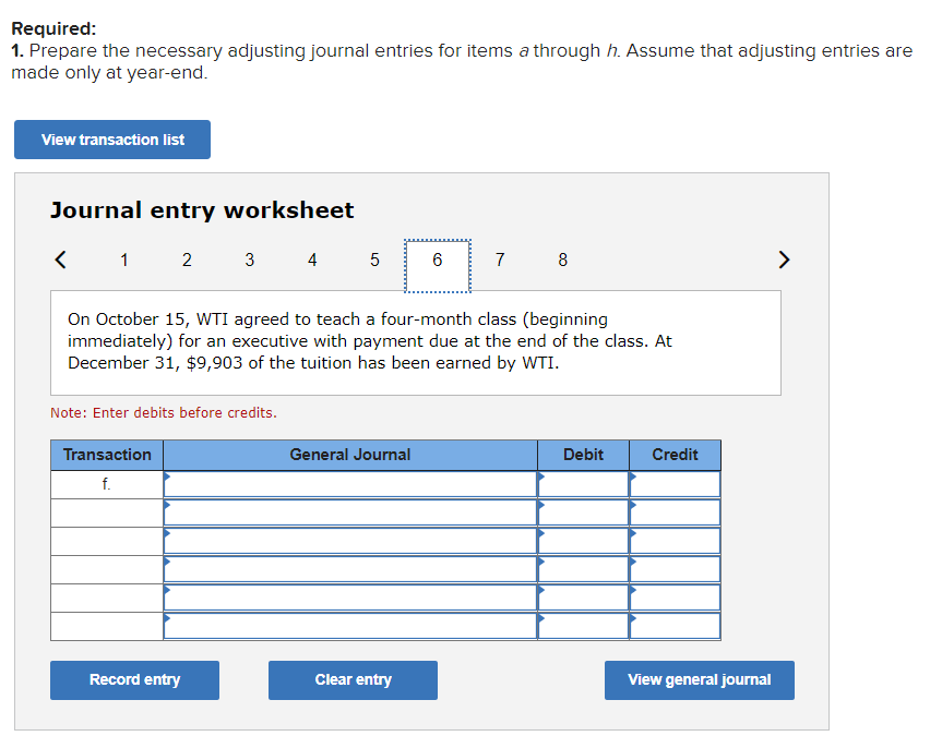 Solved Required information Problem 3-3A Preparing adjusting | Chegg.com