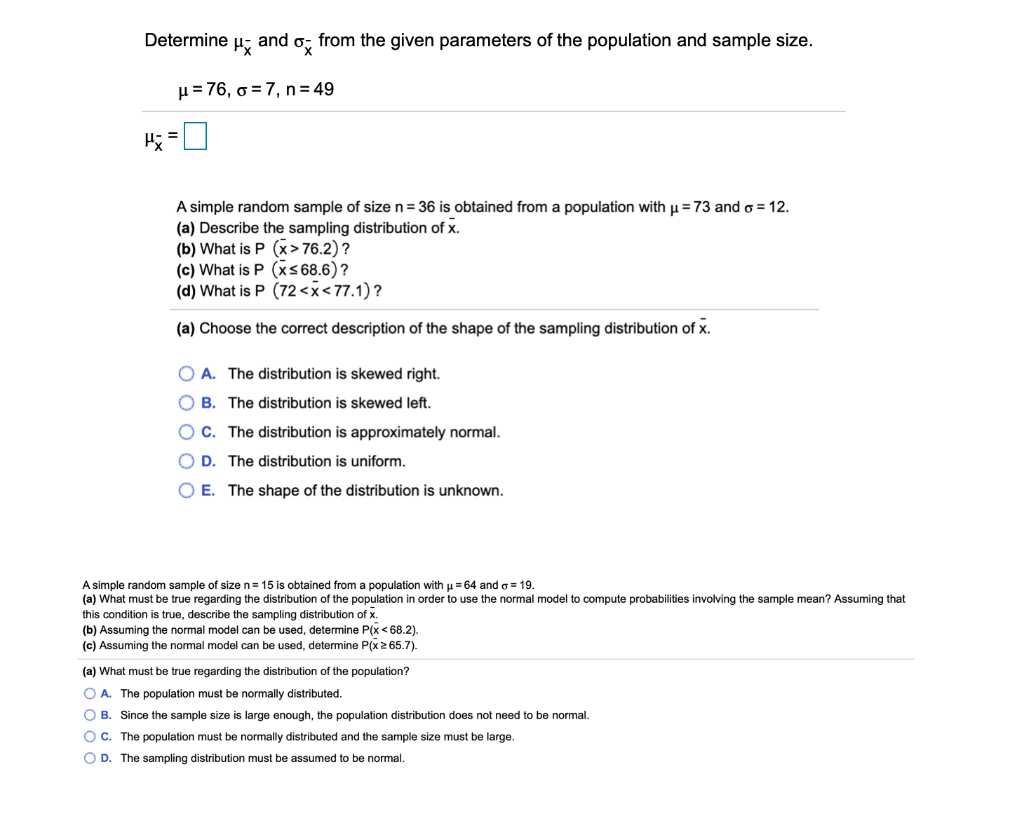 Solved Determine And From The Given Parameters Of The